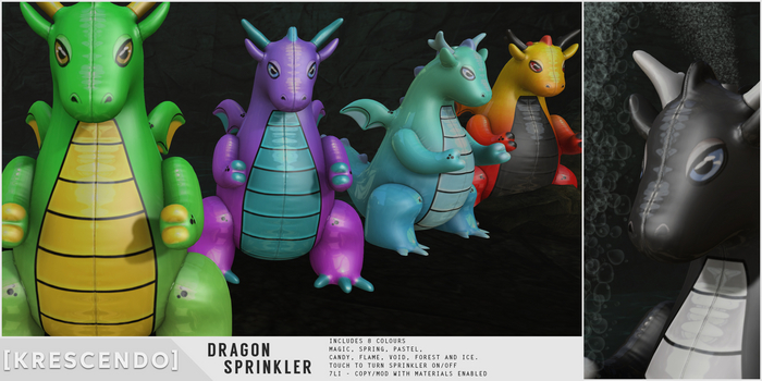 Second Life Marketplace - [Kres] Dragon Sprinkler